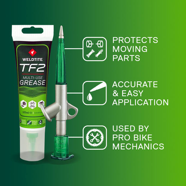 Grease Gun & Bike Grease with Teflon (125ml) – Weldtite